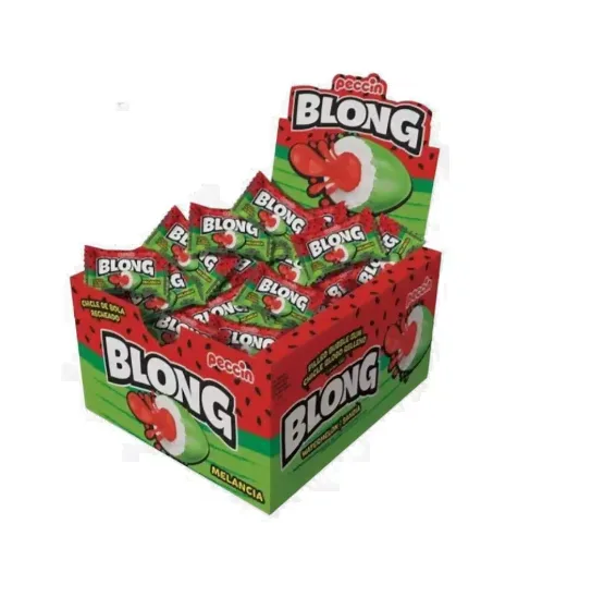Chiclete Recheado Blong Melancia Peccin 200g | J.A. Doces ...